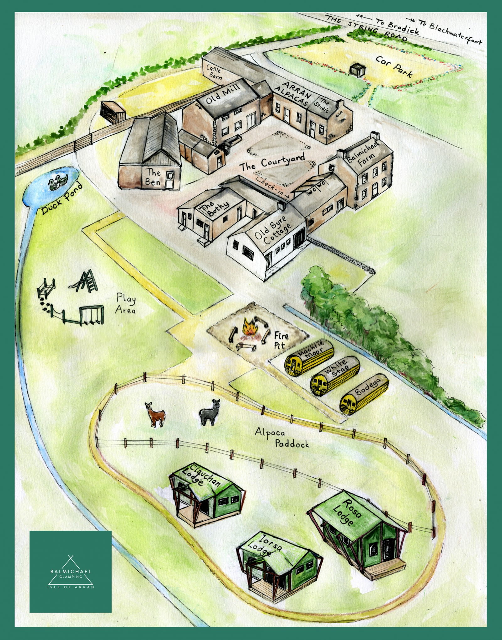 Alpaca Farm Layout Design